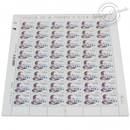 FEUILLE TIMBRES POSTE N°5137, PERE VICTOR DILLARD-2017